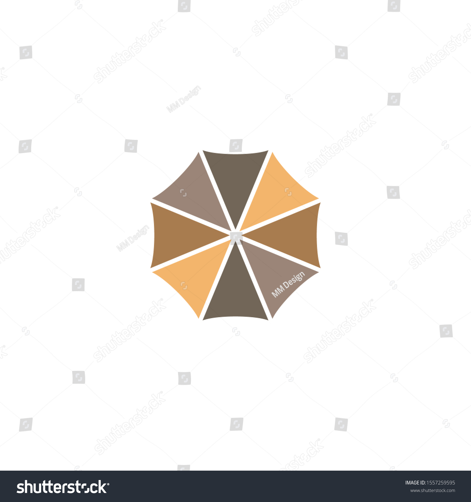 Umbrella Logo Vector Template Illustration Stock Vector (Royalty Free ...