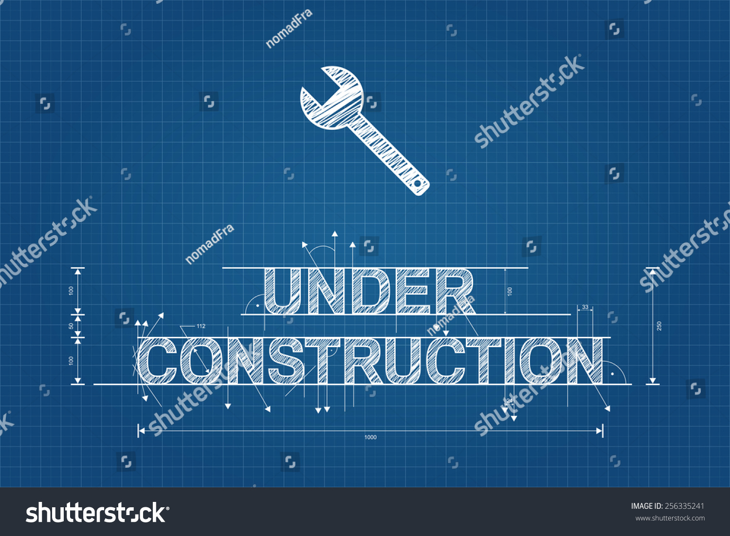 3,001 Graphic blue under construction Images, Stock Photos & Vectors ...