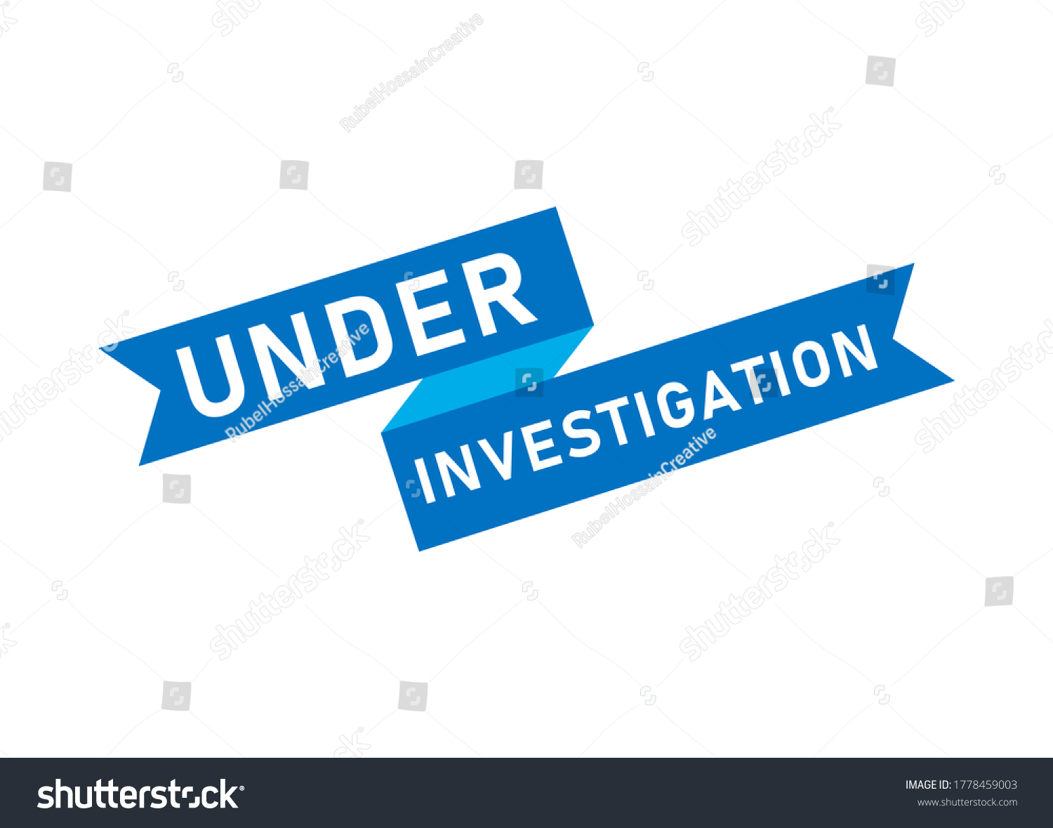 Under Investigation Vector Stamp Design Stock Vector (Royalty Free ...