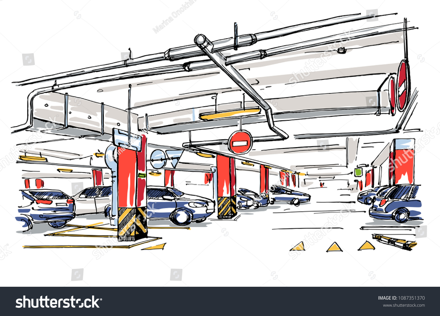 898 Car parking sketch Stock Illustrations, Images & Vectors | Shutterstock