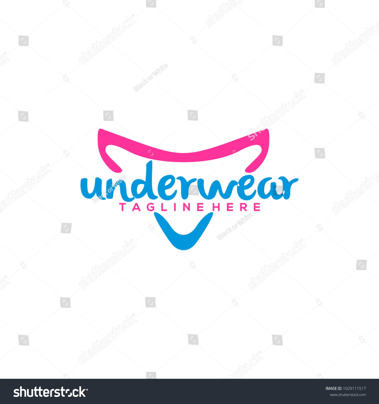 Underwear Logo Design Stock Vector (Royalty Free) 1029111517 | Shutterstock