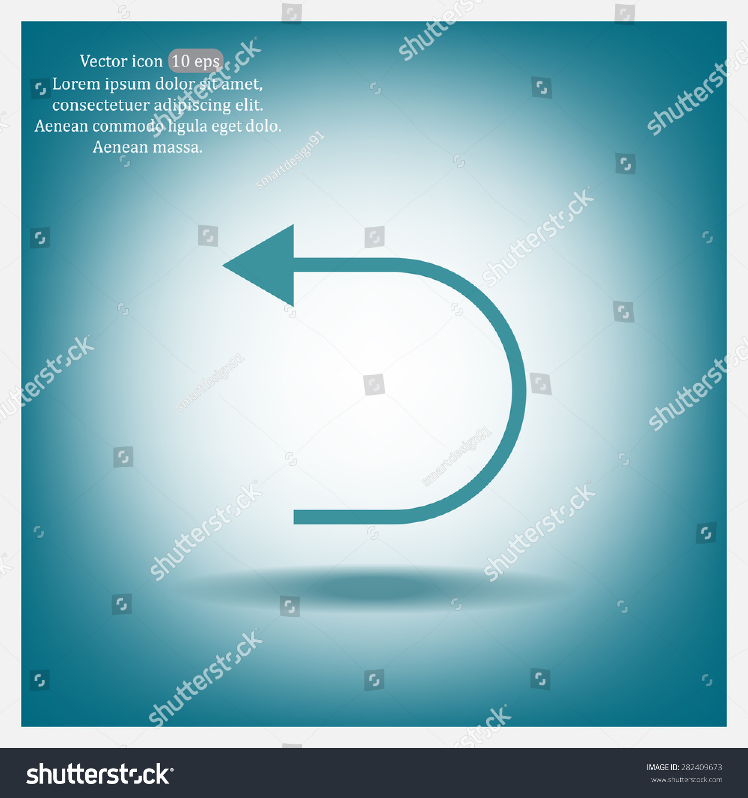 Undo Icon Back Arrow Symbol Stock Vector (Royalty Free) 282409673