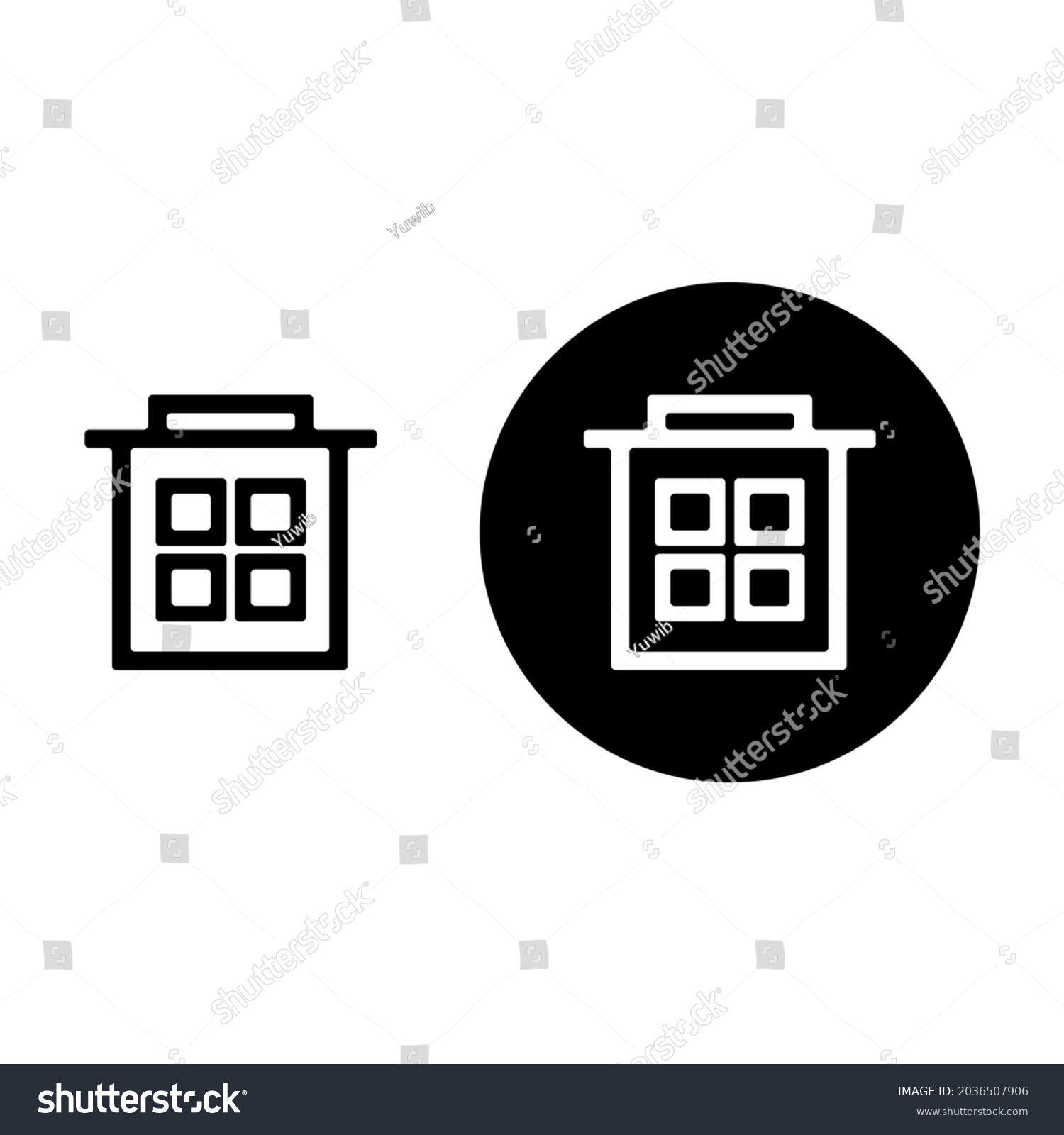 Uninstall Icon Vector Illustration Design Stock Vector (Royalty Free ...