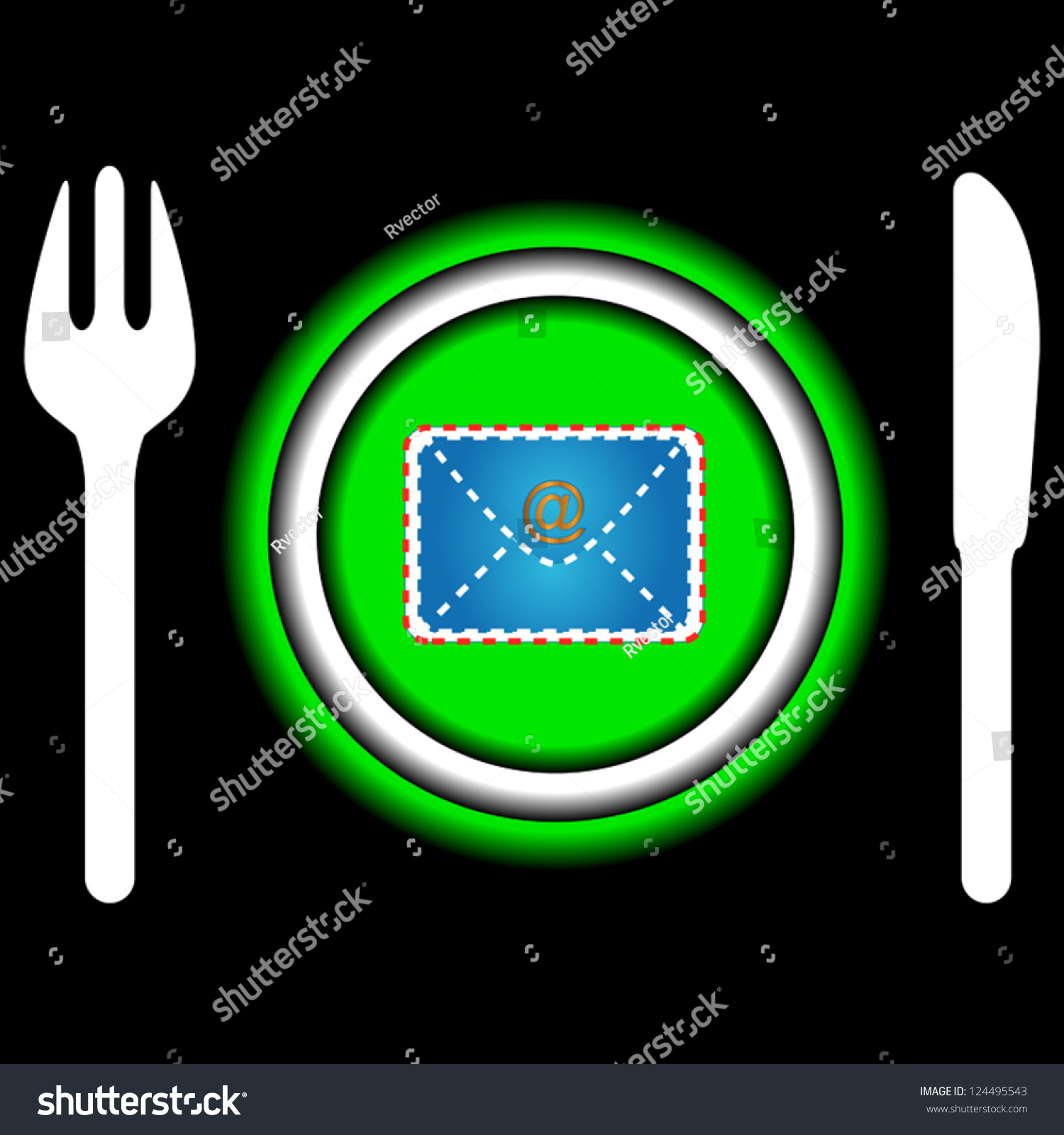 Unique Web Mail Icon Stylish Site Stock Vector (Royalty Free) 124495543 ...
