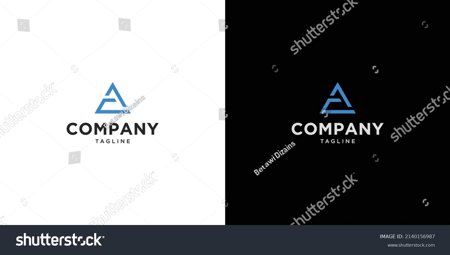 Unique Modern Ea Initials Logo Design Stock Vector (Royalty Free ...