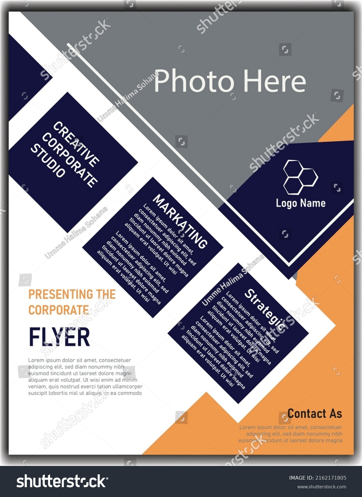 Unique Flyer Design All Types Stock Vector (Royalty Free) 2162171805 ...