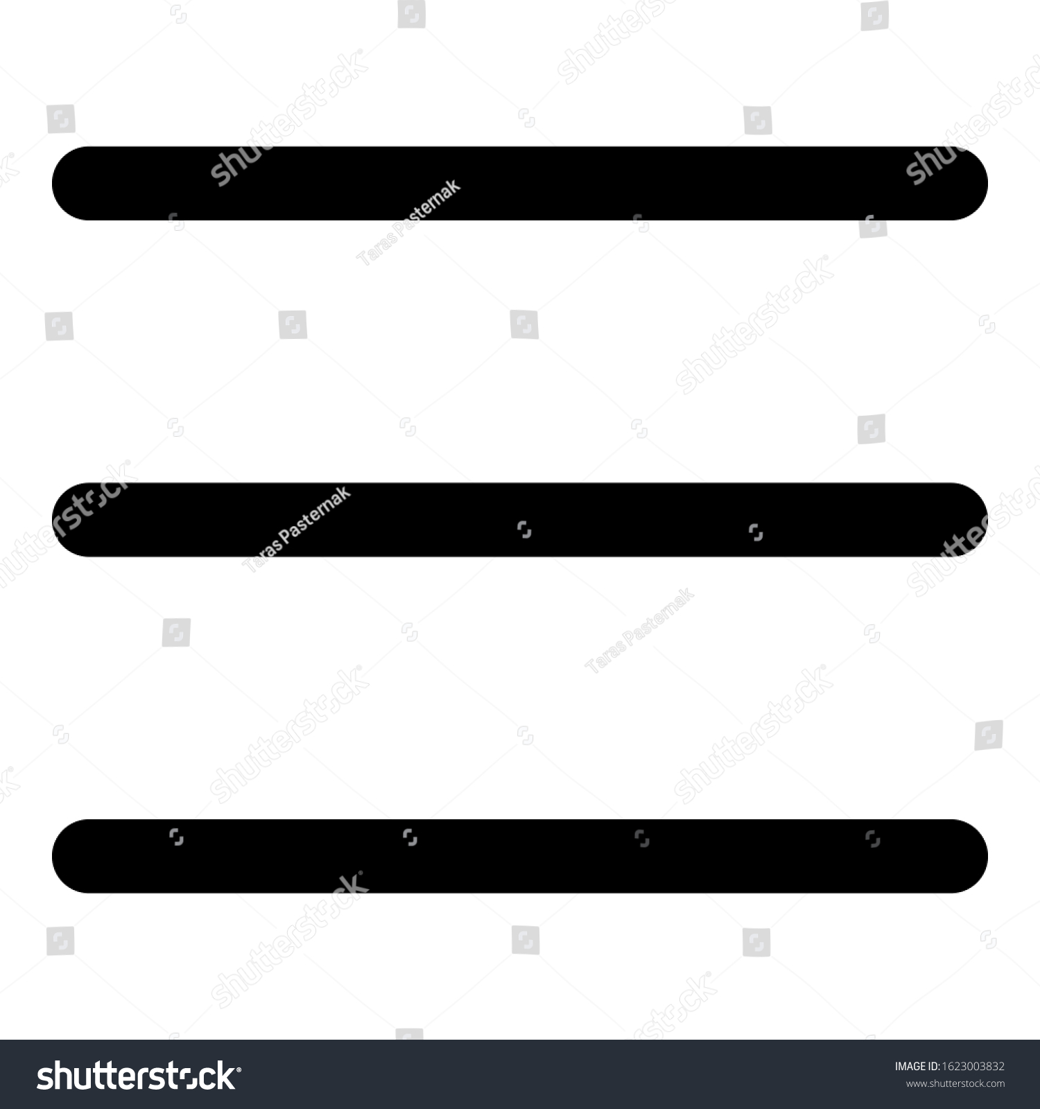 Unique Menu Icon Illustration Vector Stock Vector (Royalty Free ...