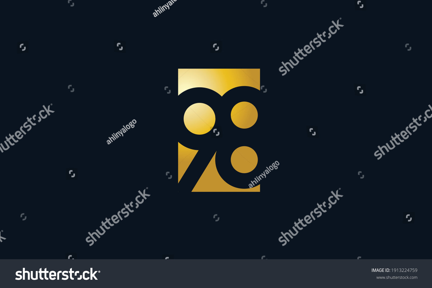 Unique Modern Number 98 Logo Stock Vector (Royalty Free) 1913224759