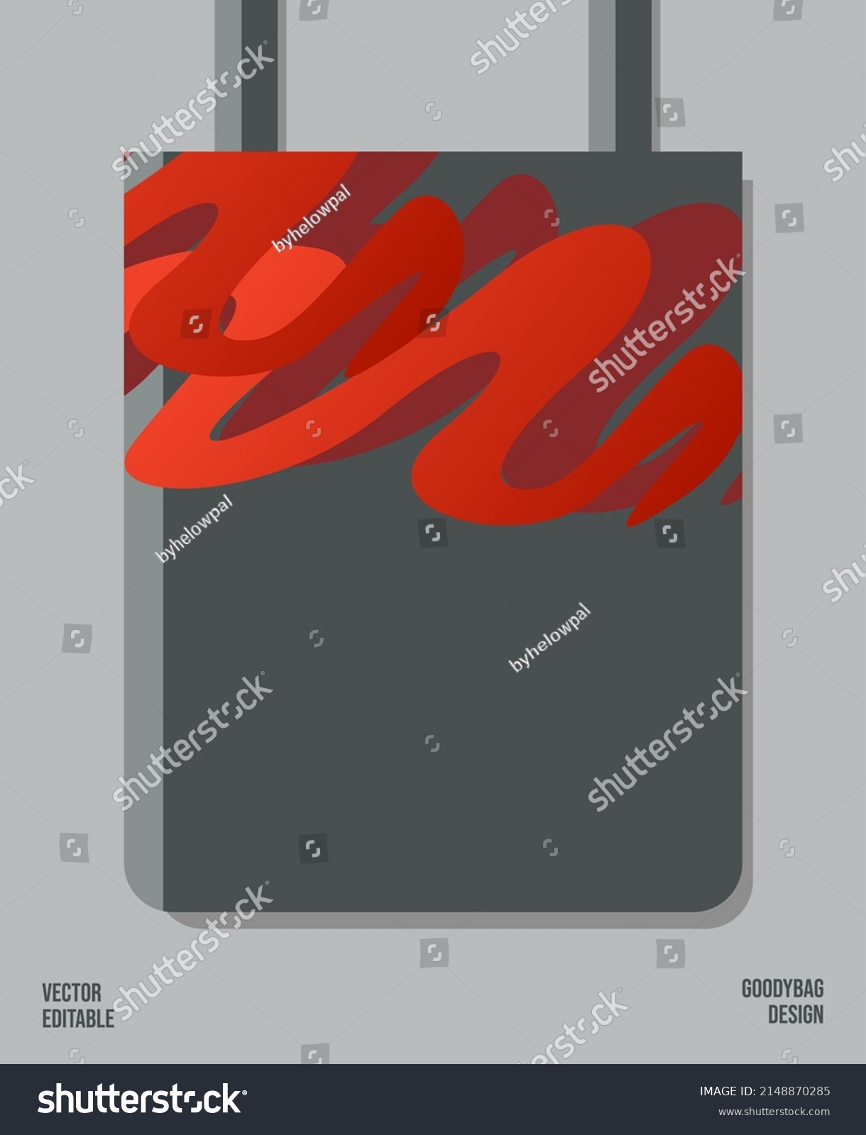 Unique Pattern On Goody Bag Vector Stock Vector (Royalty Free ...