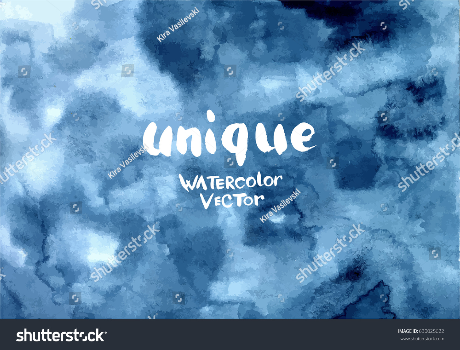 Unique Vector Background Hand Drawn Watercolor Stock Vector (Royalty ...