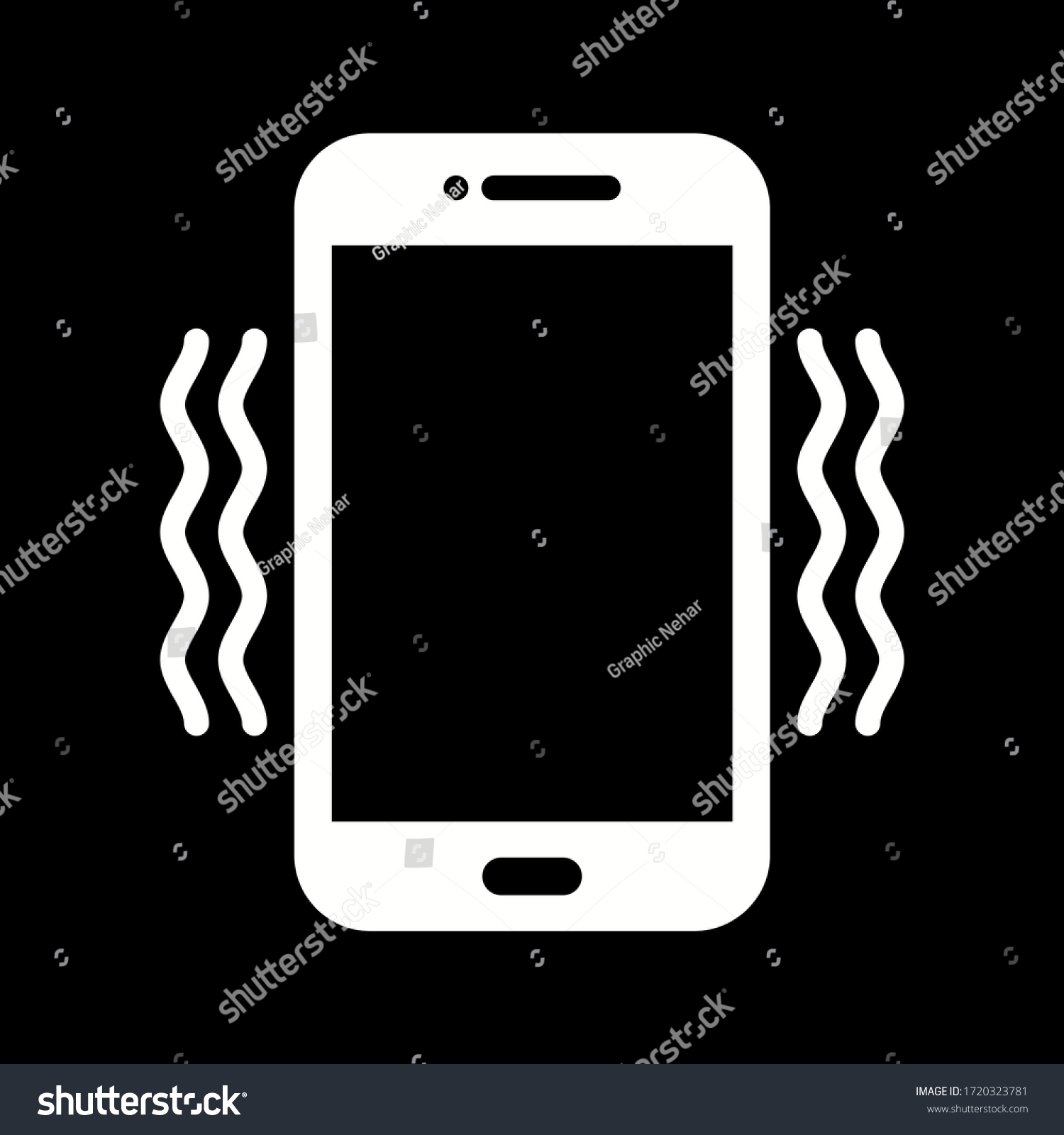 3,714 Phone vibration icon 图片、库存照片和矢量图 | Shutterstock