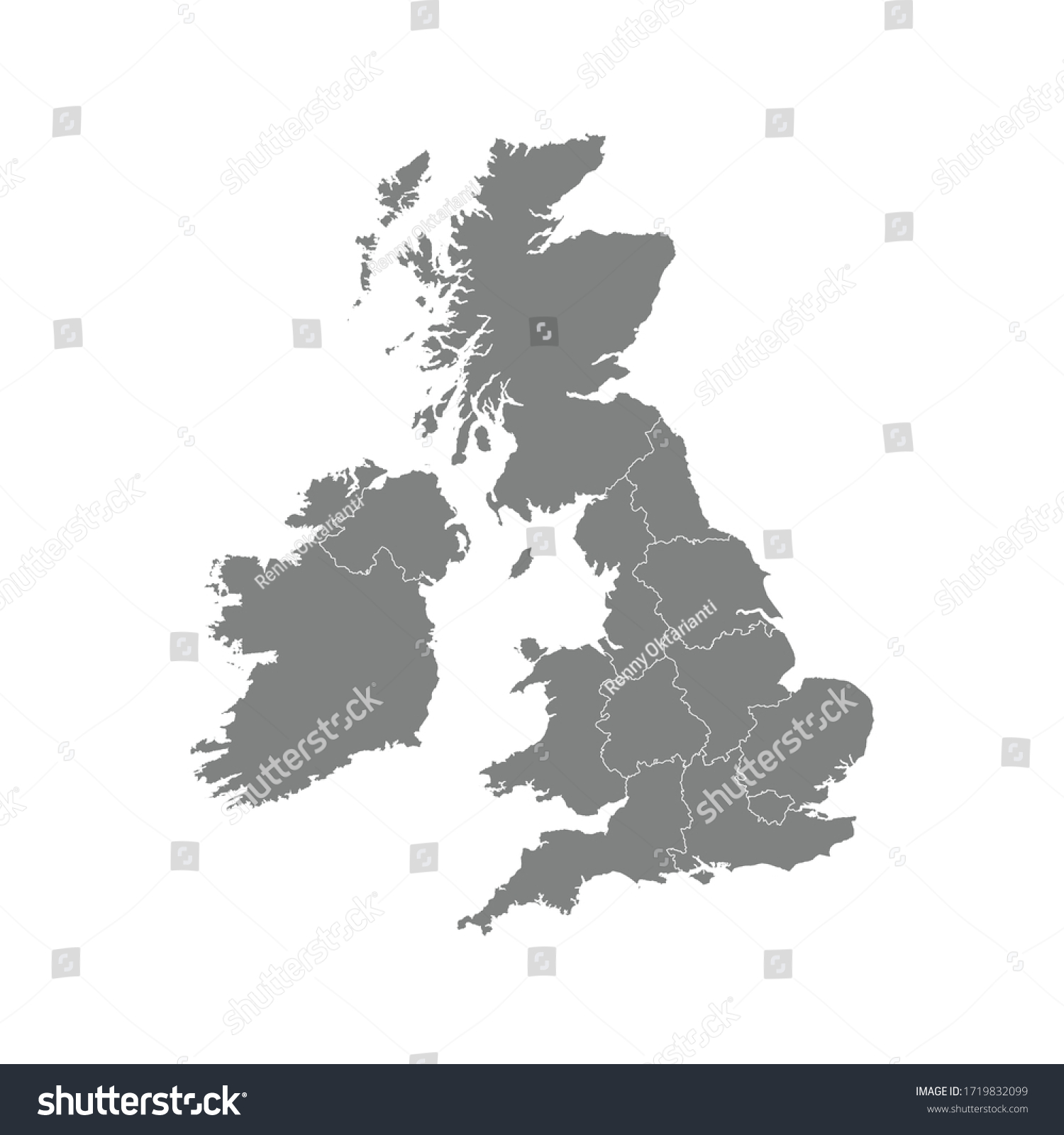 5,127 Great britain map outline Images, Stock Photos & Vectors ...
