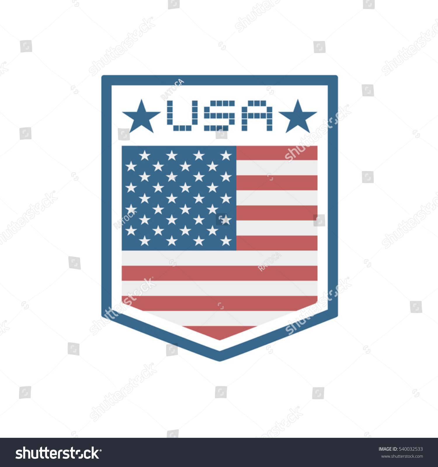 United States Emblem Stock Vector (Royalty Free) 540032533