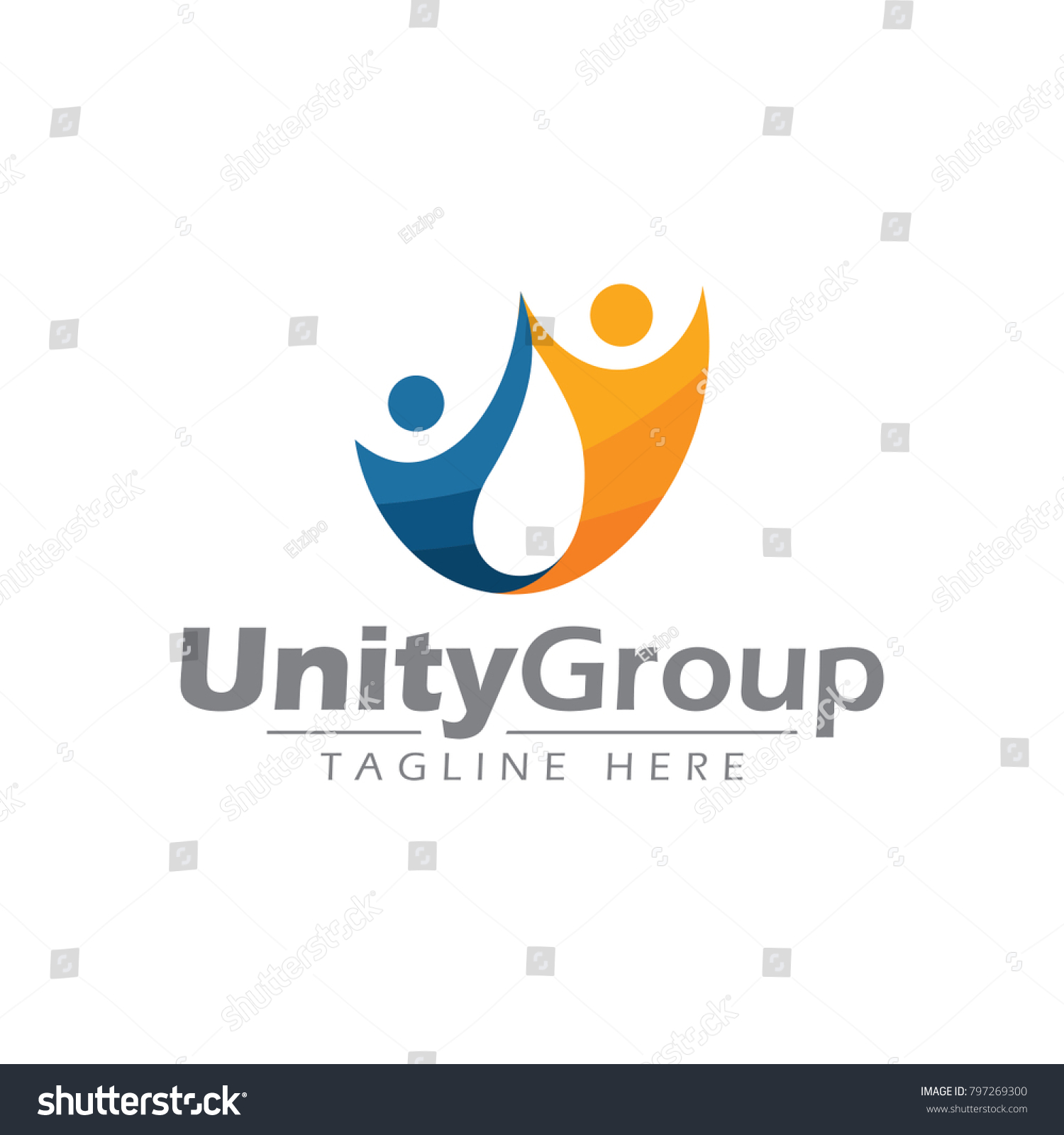 Unity Business Logo Stock Vector (Royalty Free) 797269300 | Shutterstock