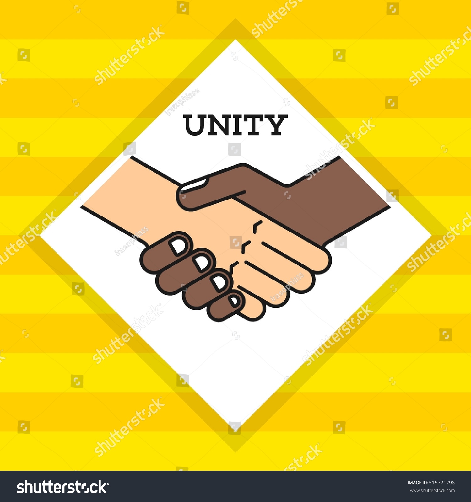 Unity Race Equality Poster Campaign Stock Vector (Royalty Free ...