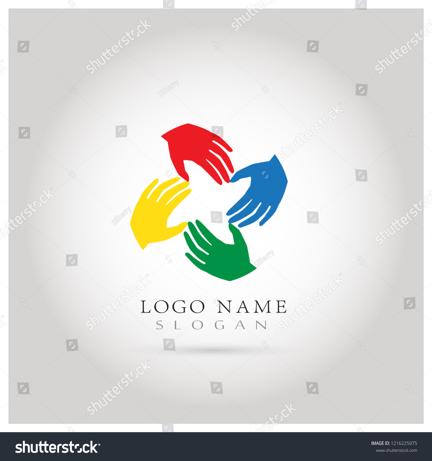 Unity Teamwork Solidarity Logo Symbol Icon Stock Vector (Royalty Free ...
