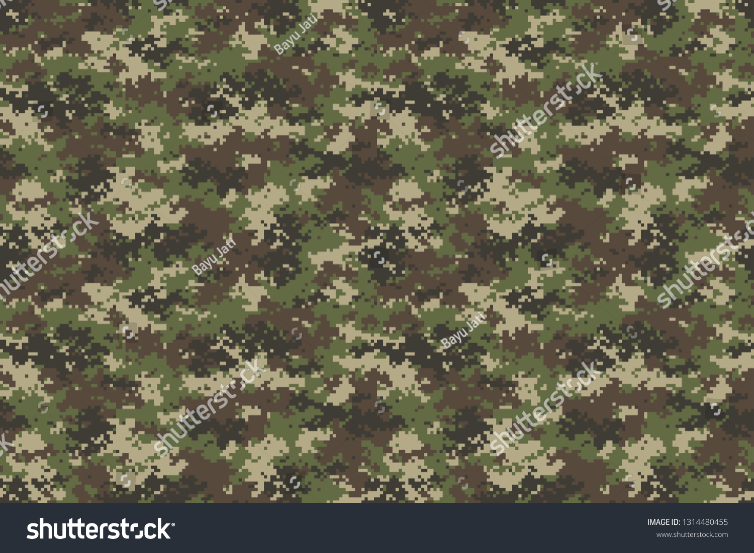 Universal Camouflage Pattern Clipart Vector Graphic: vector de stock ...