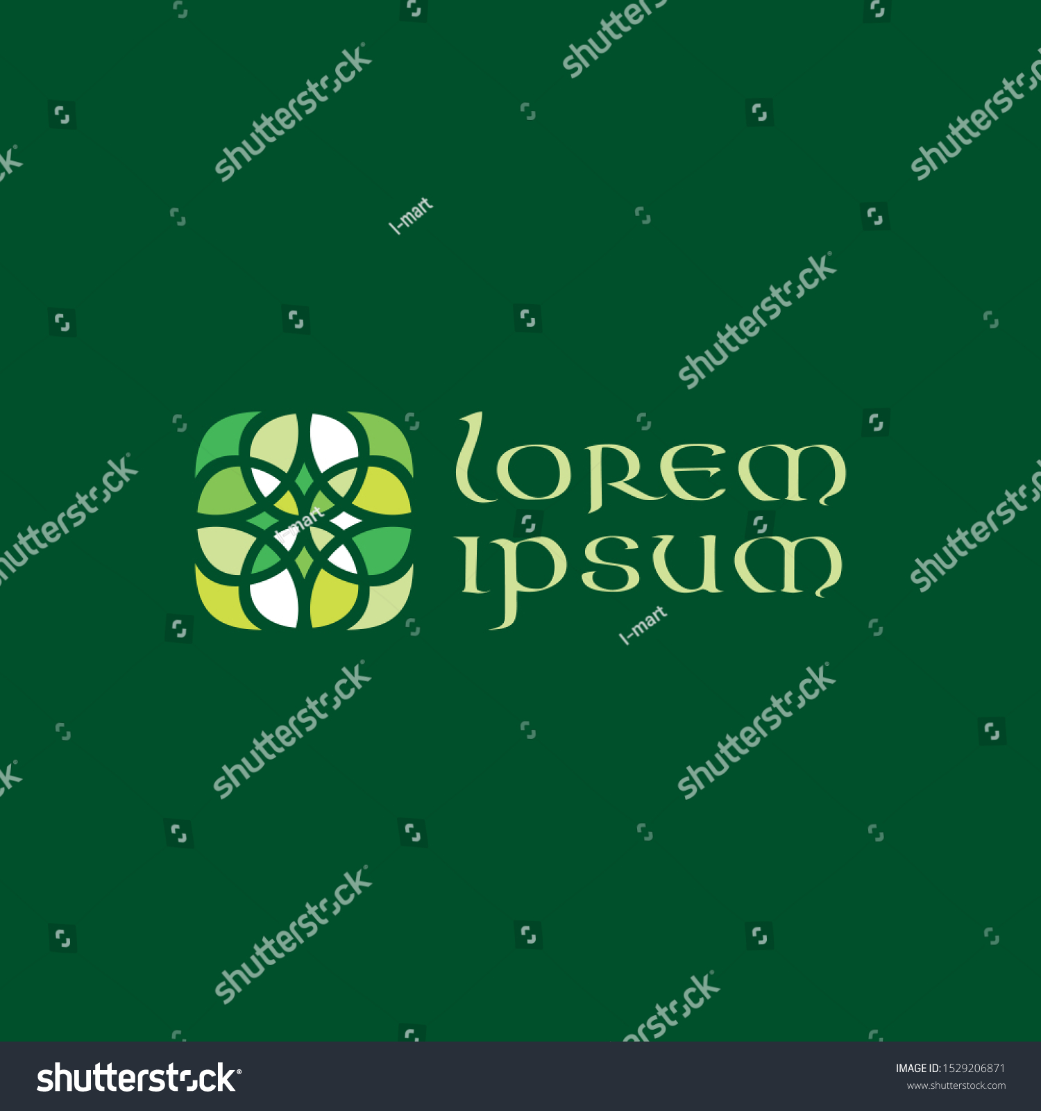 Universal Design Logo Template Celtic Style Stock Vector (Royalty Free ...