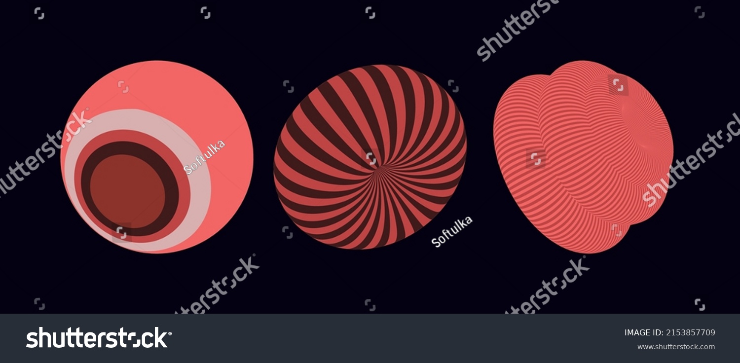 Universal Trend Geometric Shapes Set Juxtaposed Stock Vector (Royalty ...