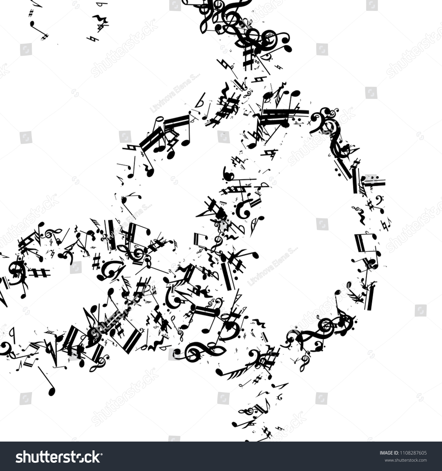 Universal Vector Background Many Random Confetti Stock Vector (Royalty ...