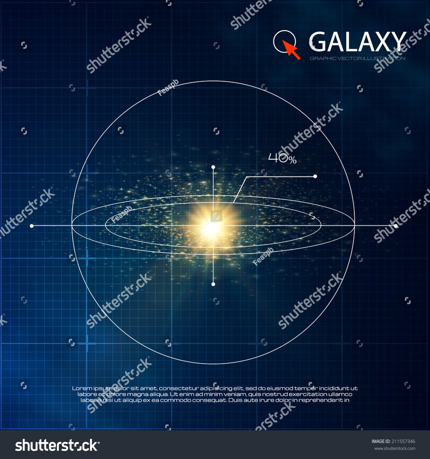 Universe Background Vector Illustration Stock Vector (Royalty Free ...