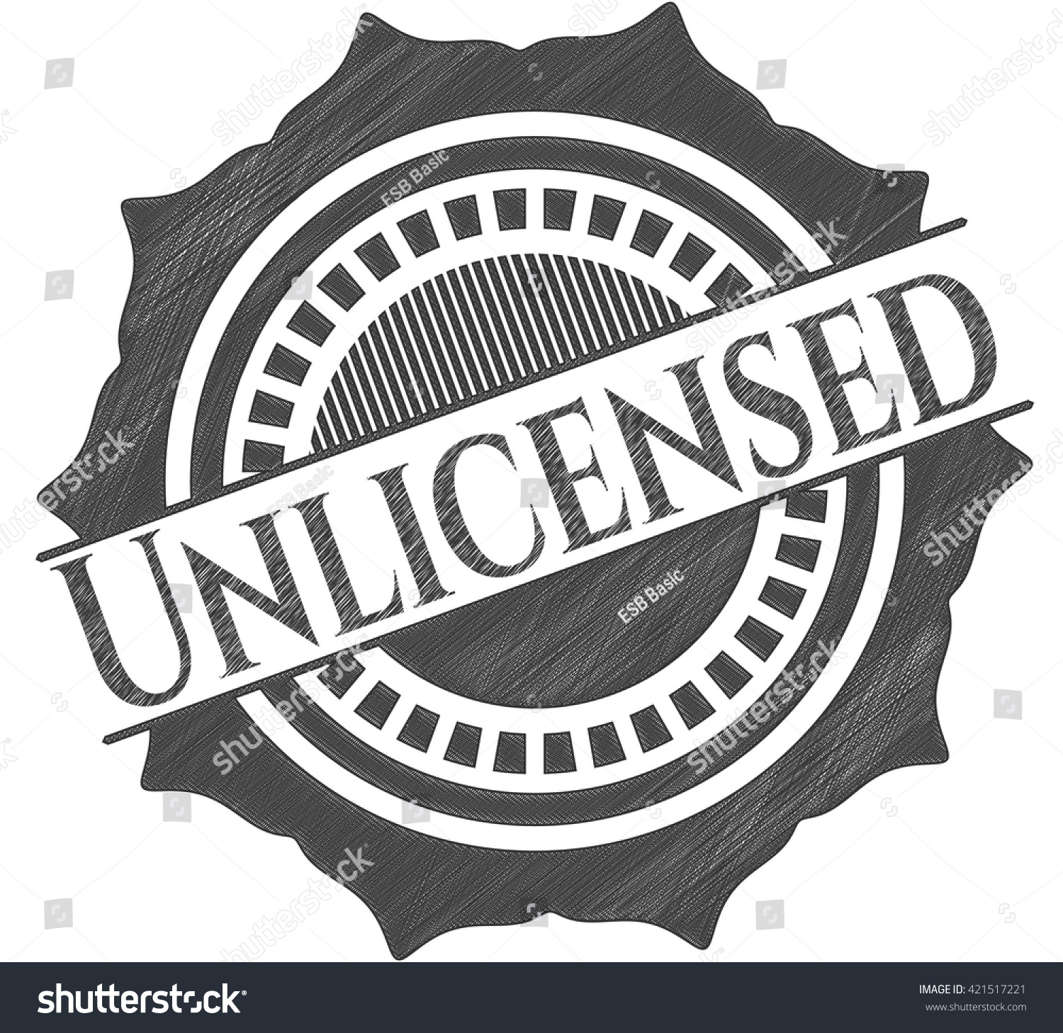 Unlicensed Pencil Effect Stock Vector (Royalty Free) 421517221 ...