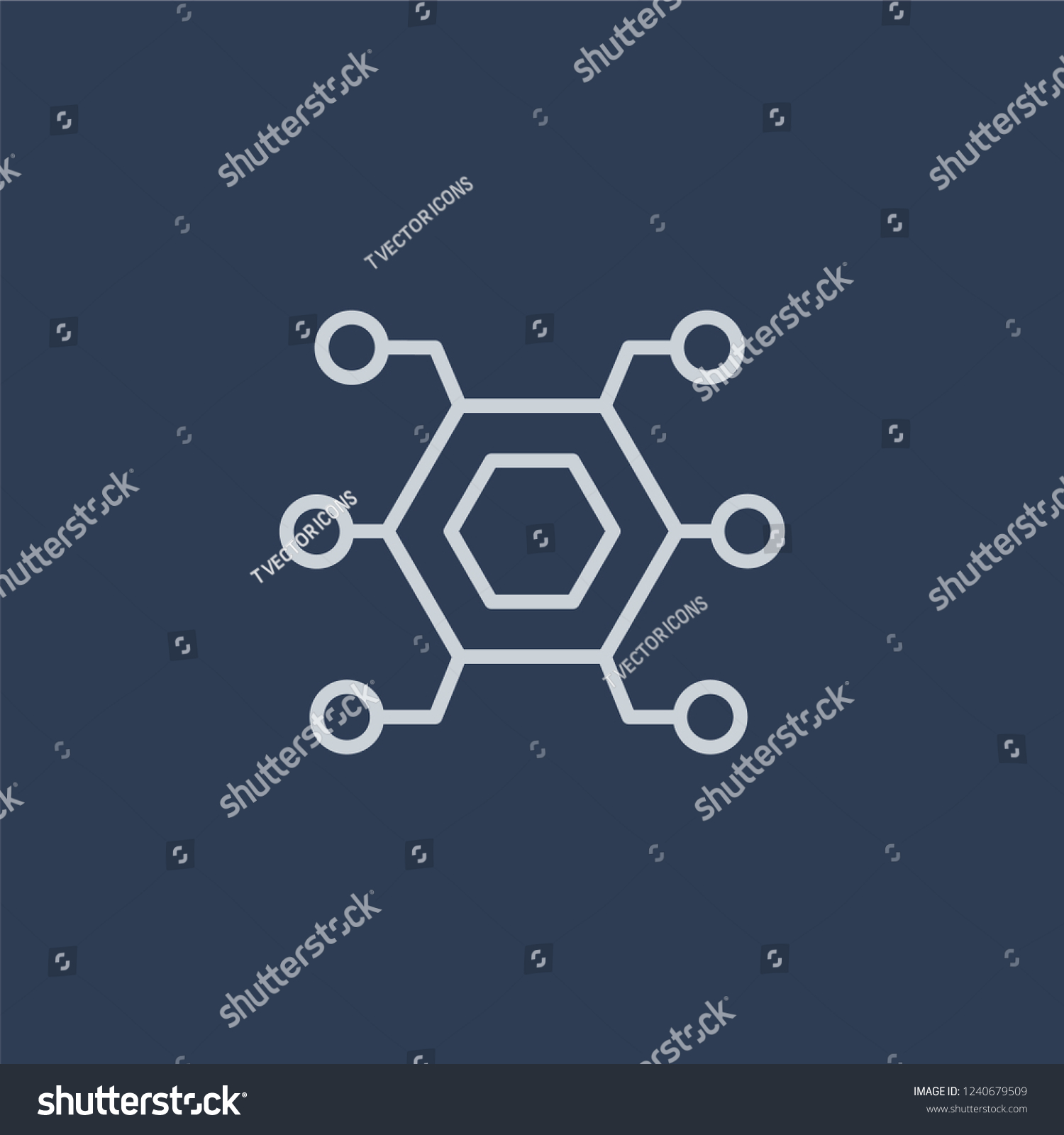Unsupervised Learning Icon Trendy Flat Vector Stock Vector (Royalty ...