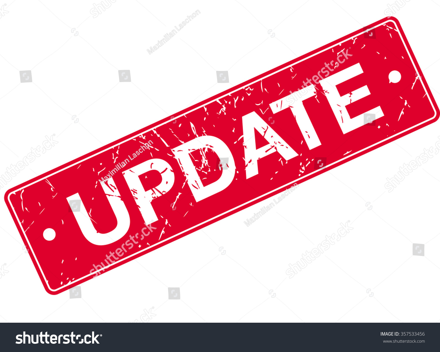 Update Stamp Sign Stock Vector (Royalty Free) 357533456
