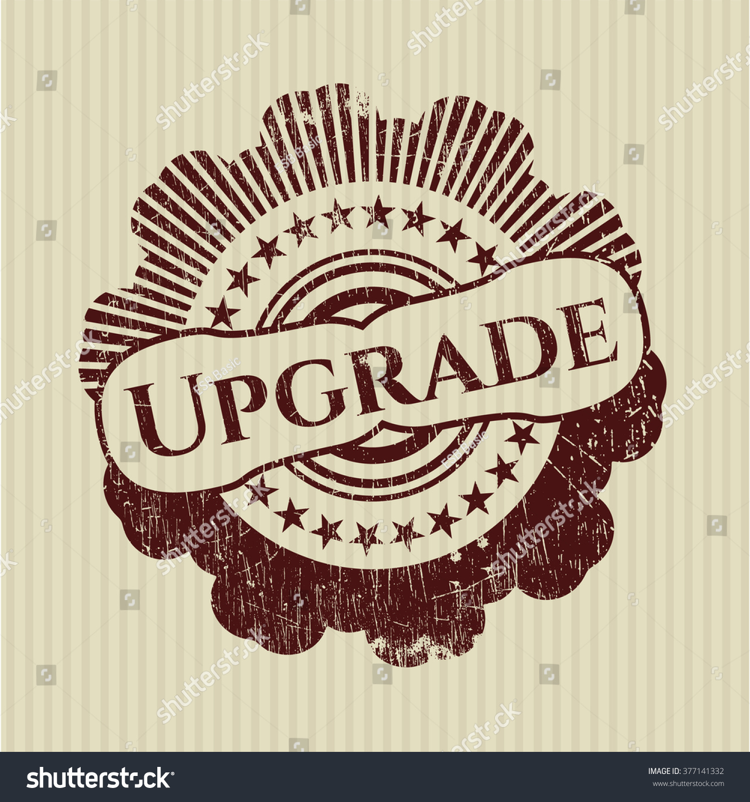 Upgrade Rubber Seal Texture Stock Vector (Royalty Free) 377141332