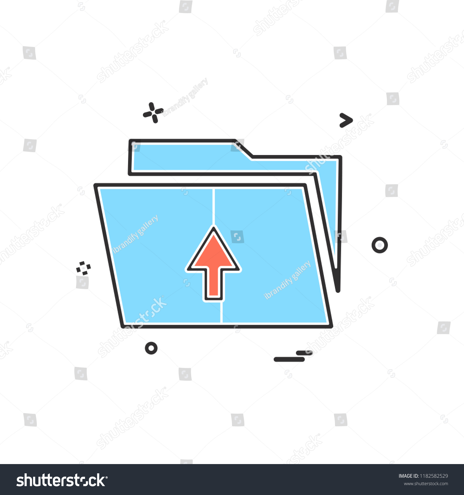 Upload Folder Icon Vector Dersign: vector de stock (libre de regalías ... Upload Folder Icon Vector Dersign: vector de stock (libre de regalías ...