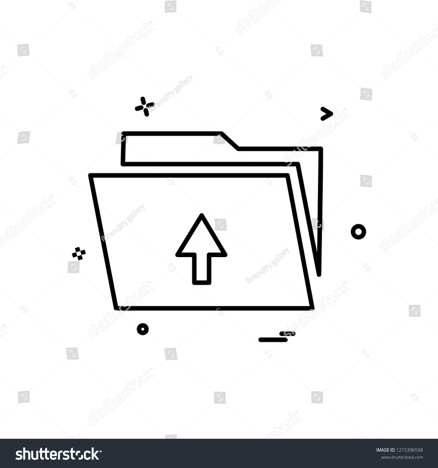 Upload Folder Icon Vector Dersign Stock Vector (Royalty Free ... Upload Folder Icon Vector Dersign Stock Vector (Royalty Free ...