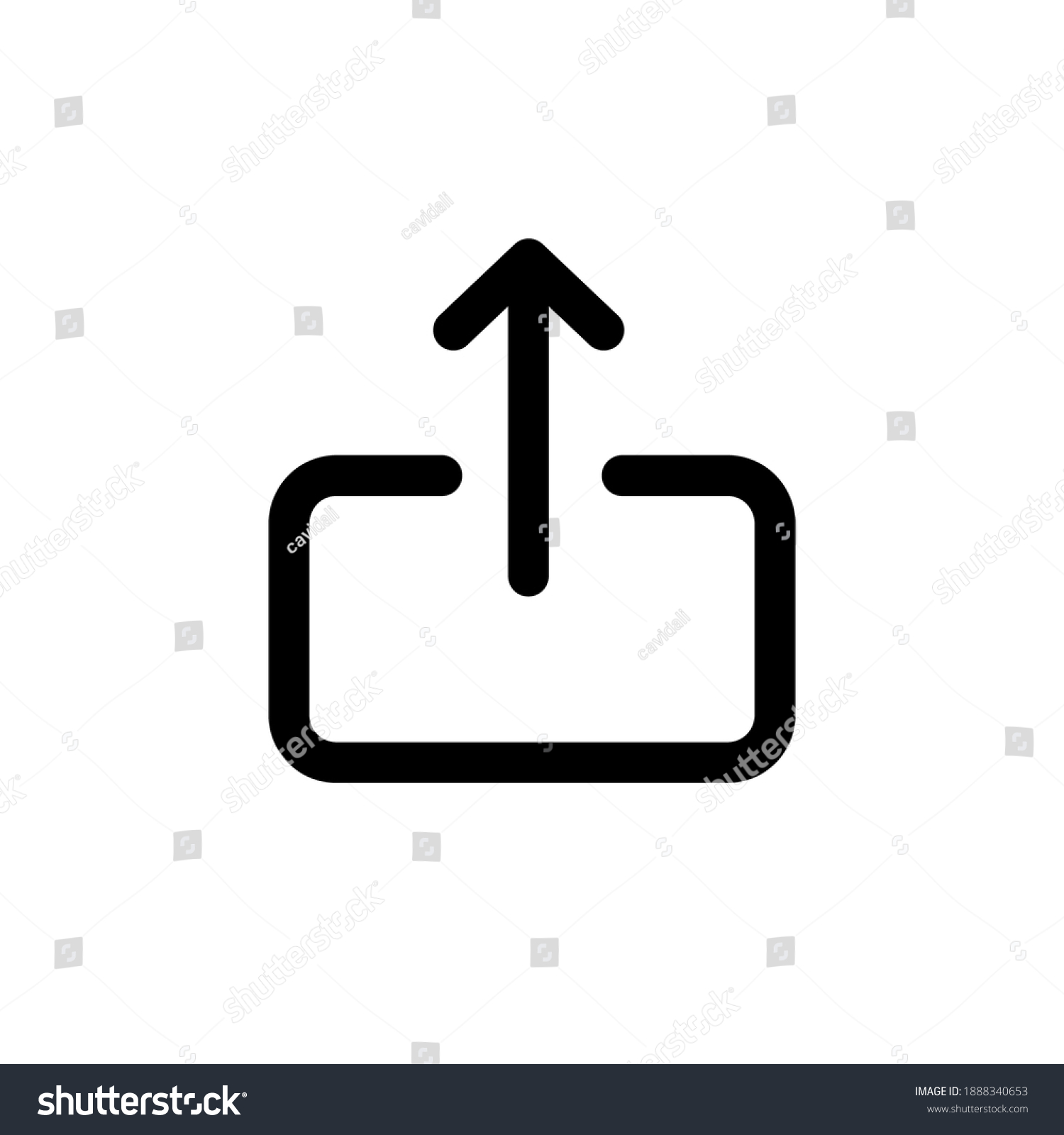 Upload Sign Vector Icon Collection Upload Stock Vector (Royalty Free ...