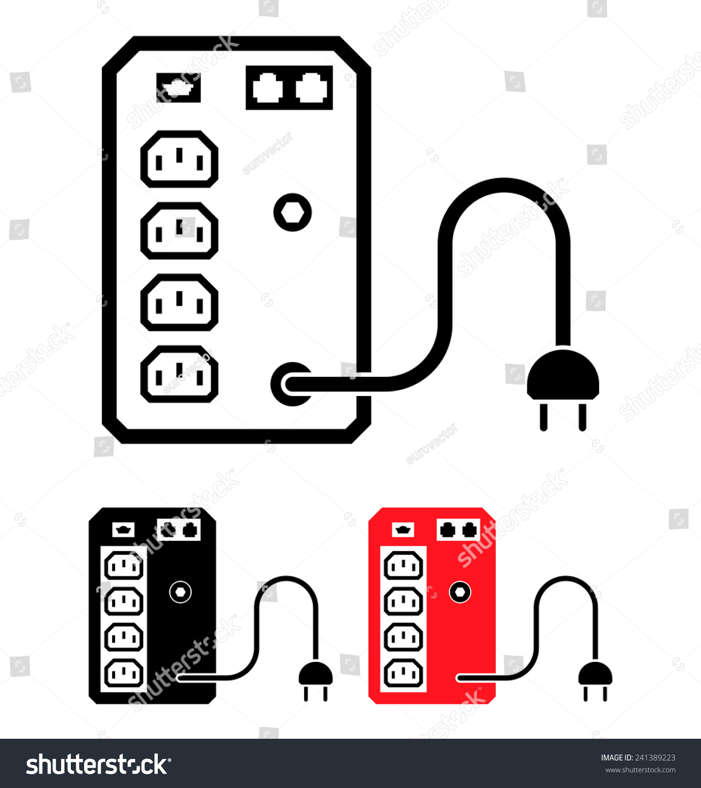 Ups Uninterruptible Power Supply Icon Vector Stock Vector (Royalty Free ... Ups Uninterruptible Power Supply Icon Vector Stock Vector (Royalty Free ...