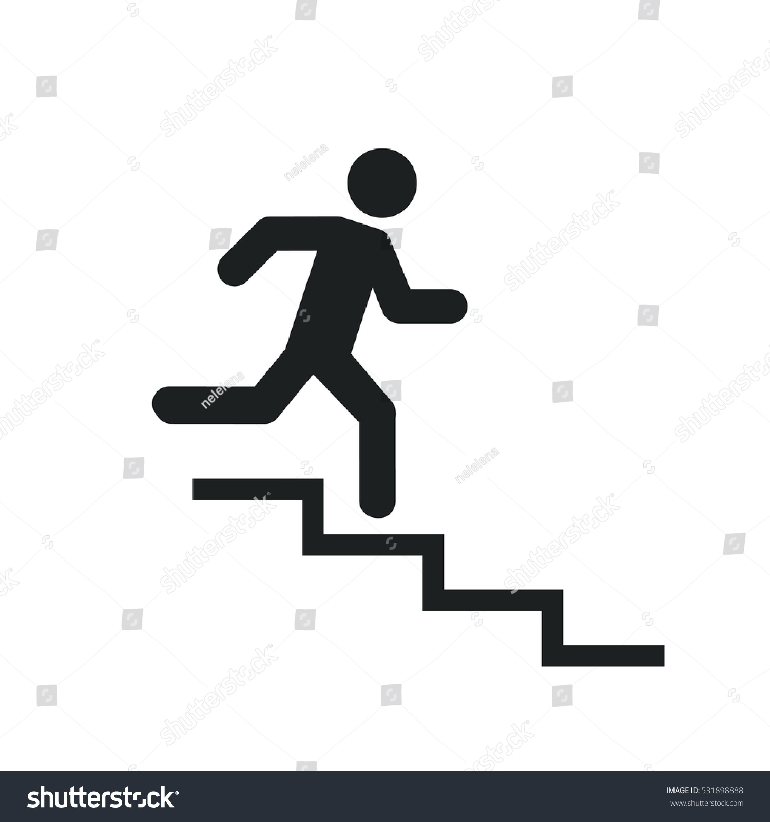 Upstairs Icon Sign Run Man Stairs Stock Vector (Royalty Free) 531898888 Upstairs Icon Sign Run Man Stairs Stock Vector (Royalty Free) 531898888