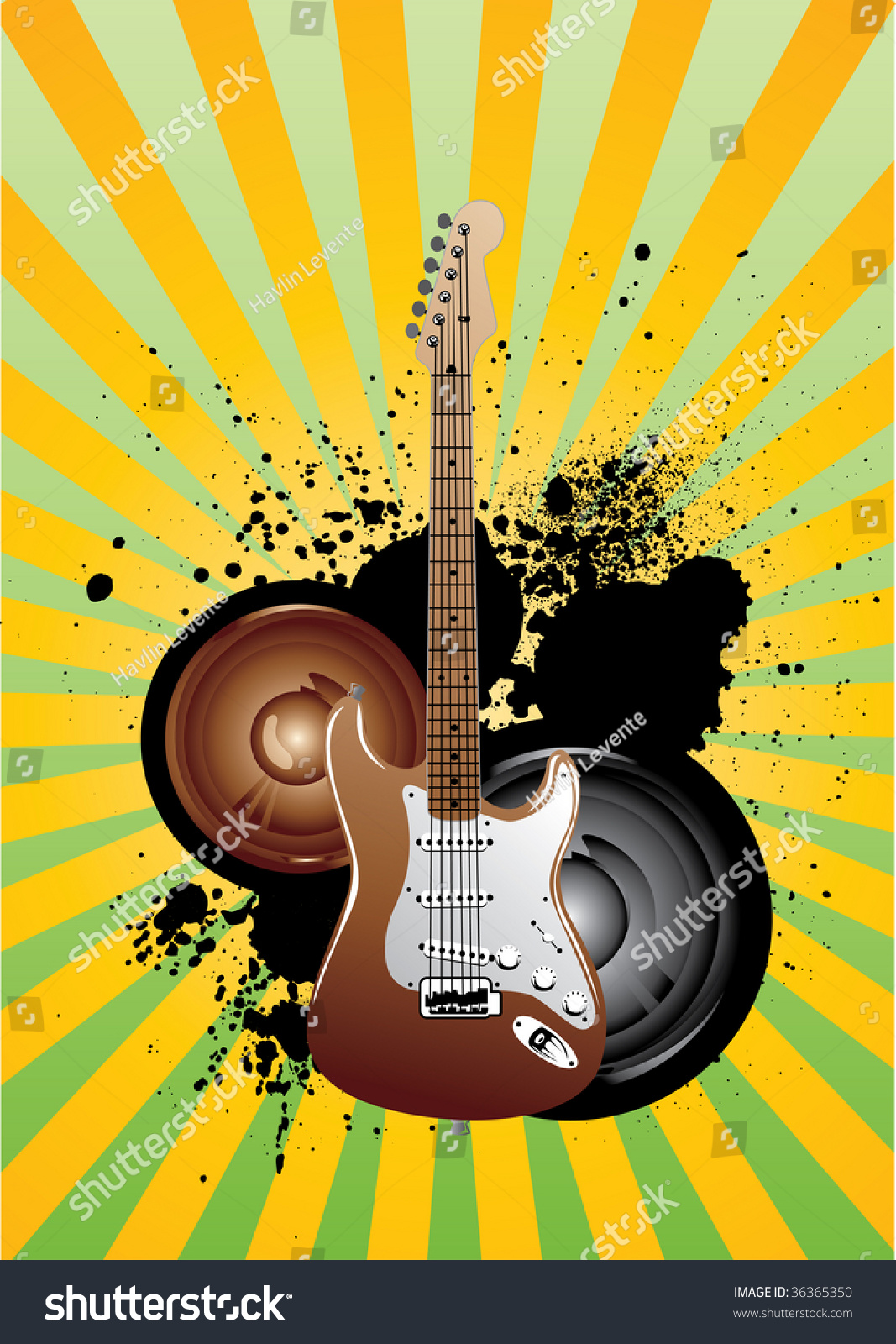 Urban Music Background Stock Vector (Royalty Free) 36365350