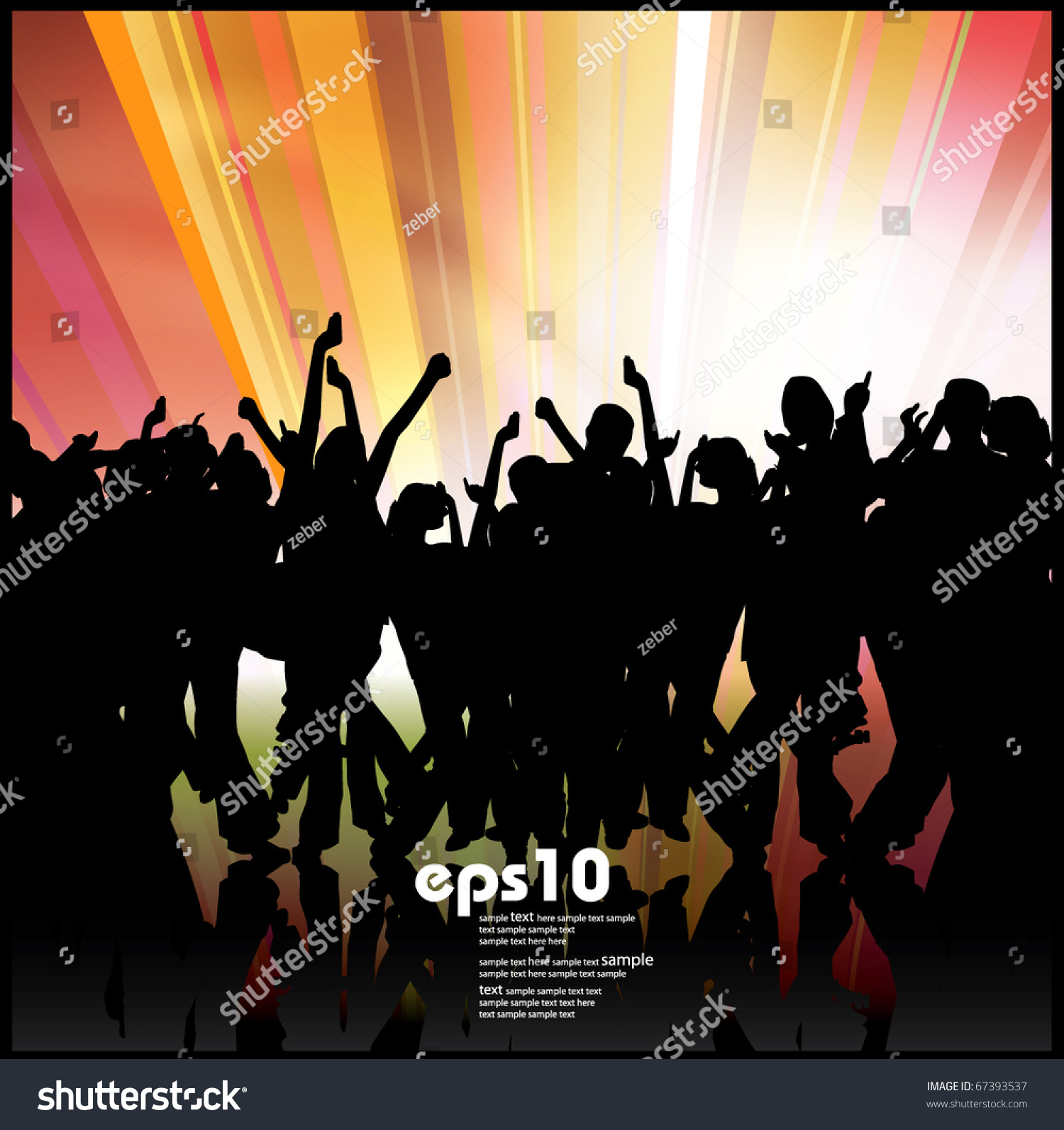 Urban Music Background Stock Vector (Royalty Free) 67393537 | Shutterstock