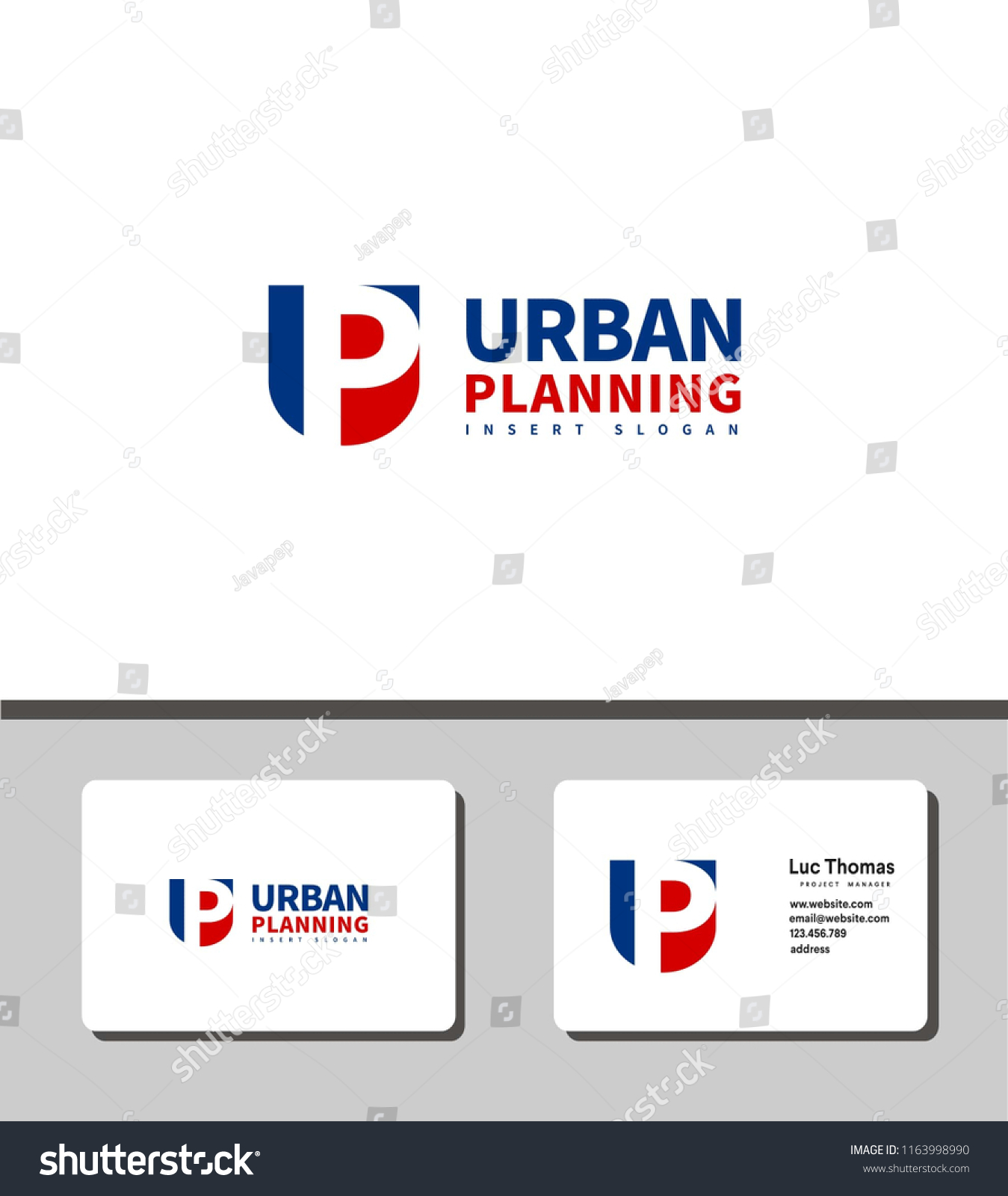 Urban Planning Logo Stock Vector (Royalty Free) 1163998990