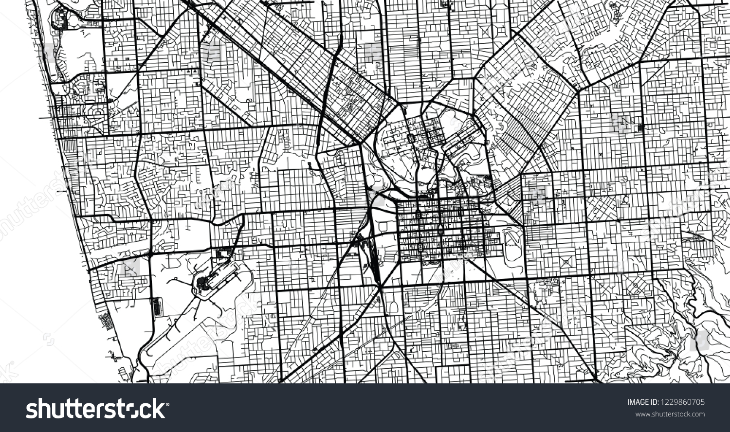Urban Vector City Map Adelaide Australia Stock Vector (Royalty Free ... Urban Vector City Map Adelaide Australia Stock Vector (Royalty Free ...