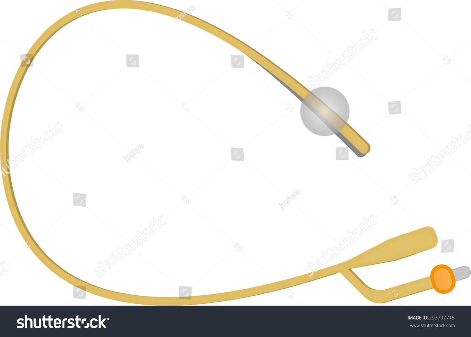Urinary Catheter Stock Vector Royalty Free 293797715