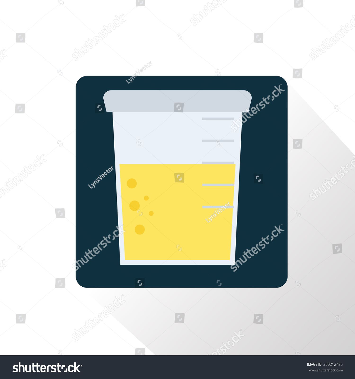 Urine Analysis Icon: vector de stock (libre de regalías) 360212435 ...