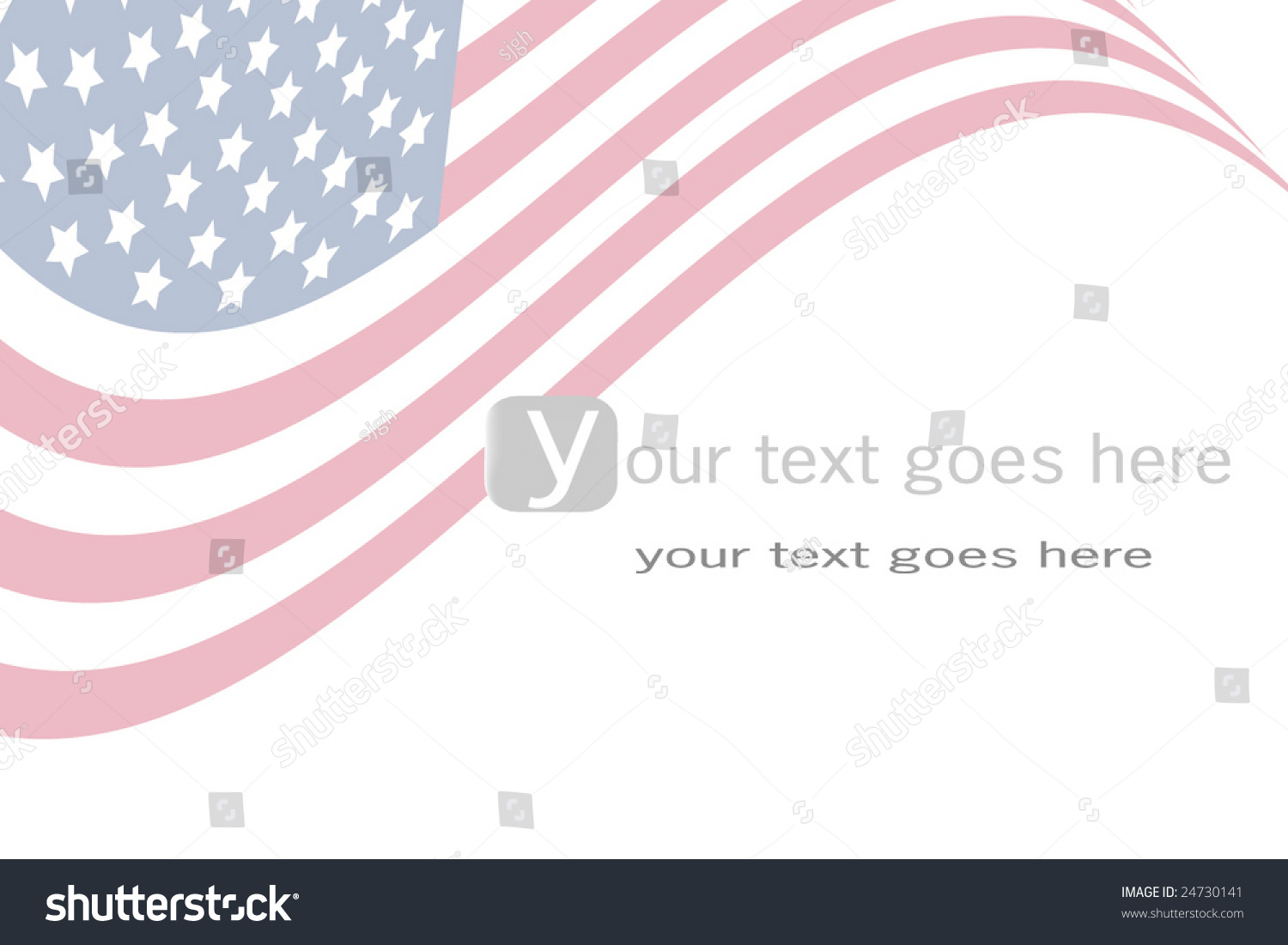 Us Flag Background Add Text Customize: vector de stock (libre de ...