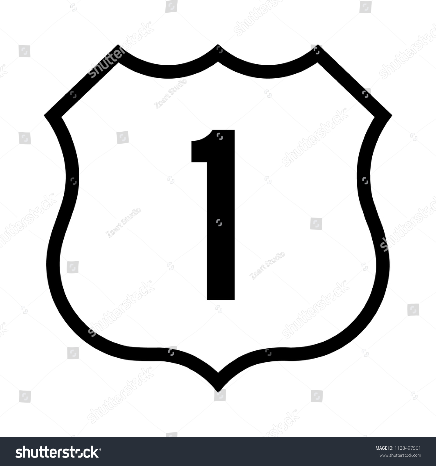 7.504 Route 1 sign Bilder, Stockfotos und Vektorgrafiken | Shutterstock