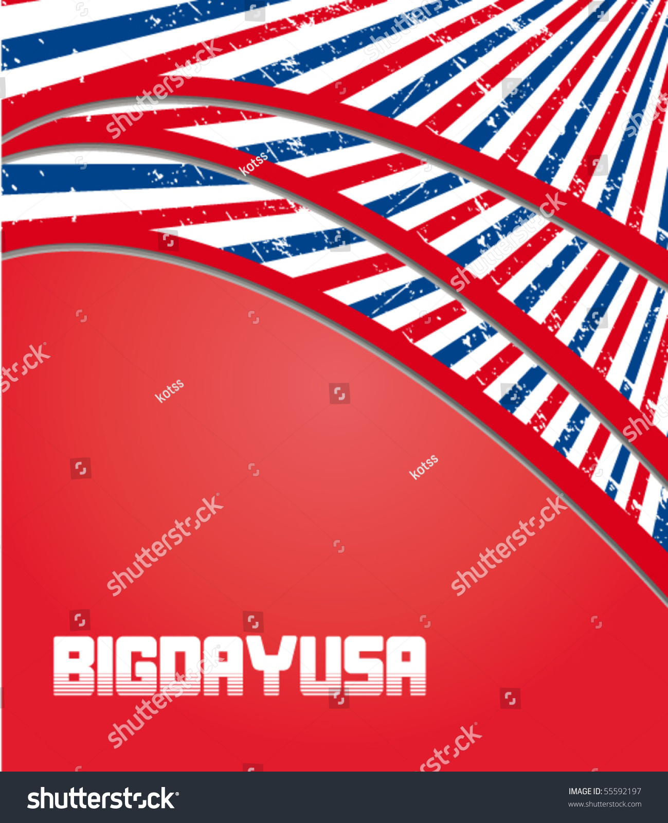 Usa Background Vector Illustration Stock Vector (Royalty Free) 55592197