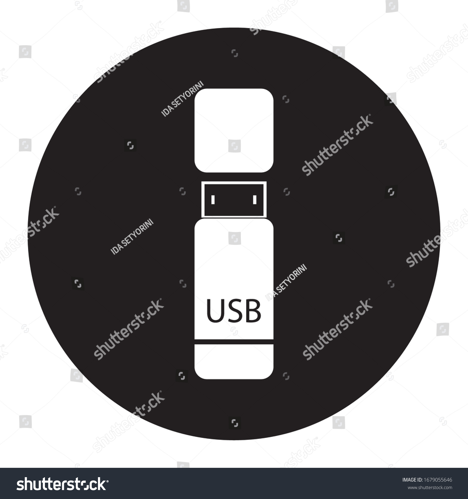 Usb Data Transfer Logo Vektor Template Stock Vector (Royalty Free ...
