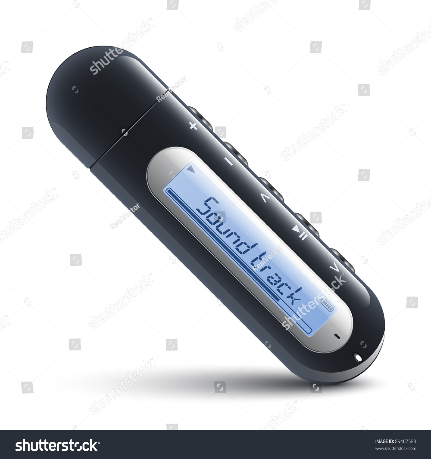 Usb Mp3 Player Original Design Vector Stock Vector (Royalty Free) 89467588