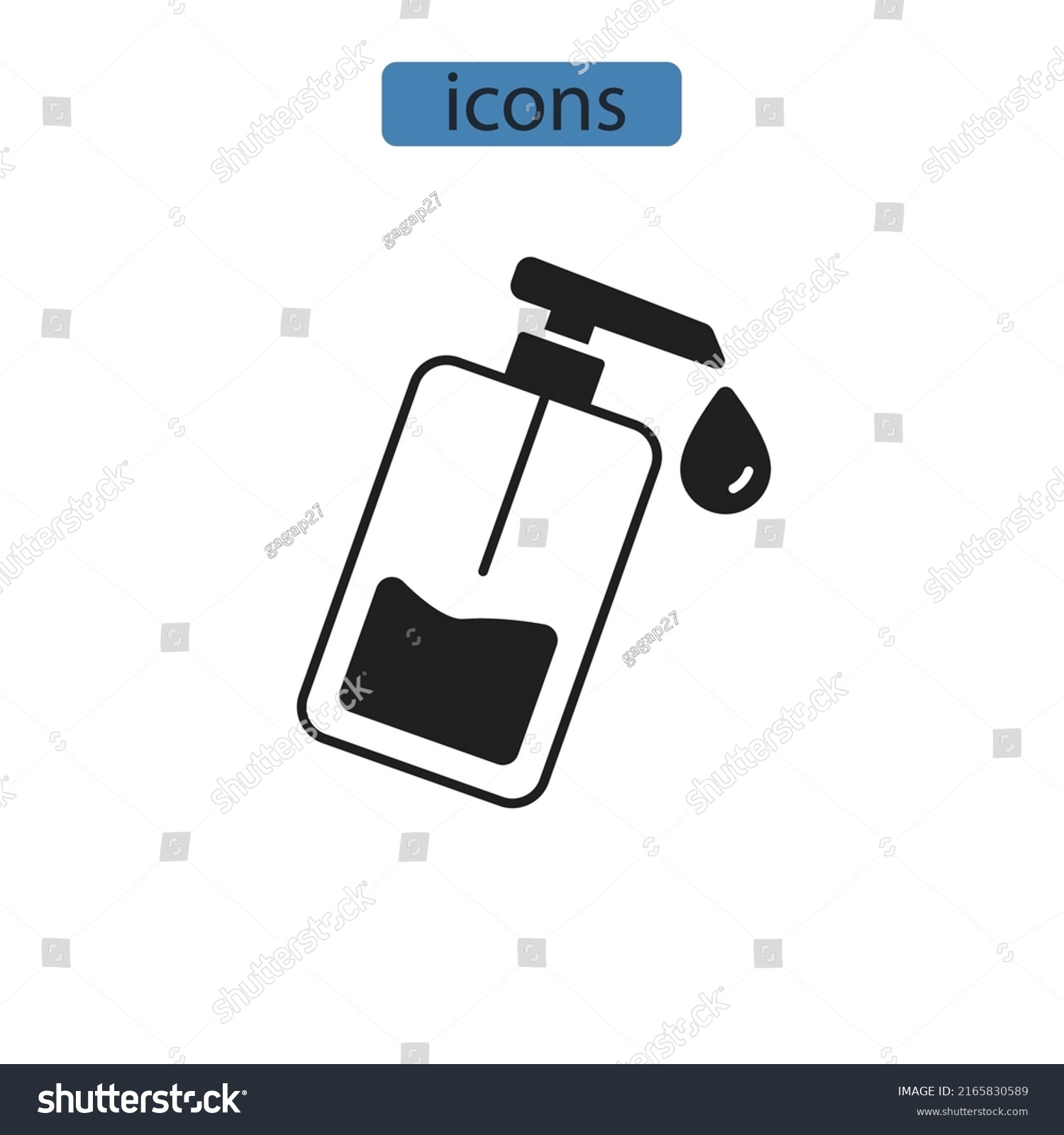 Use Soap Icons Symbol Vector Elements Stock Vector (Royalty Free ...