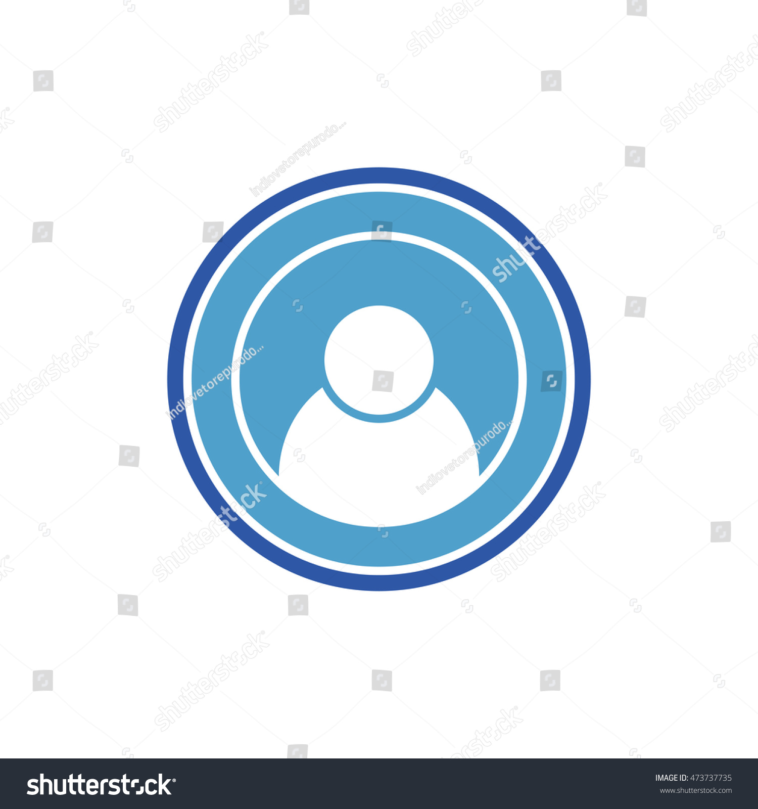 User Account Profile Circle Icon Apps: เวกเตอร์สต็อก (ปลอดค่าลิขสิทธิ์ ...