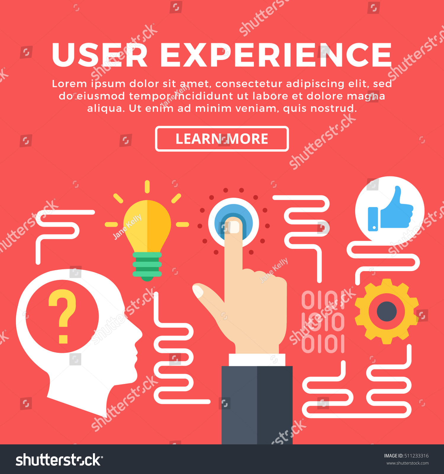 User Experience Ux Modern Concepts Flat Stock Vector 511233316 ...