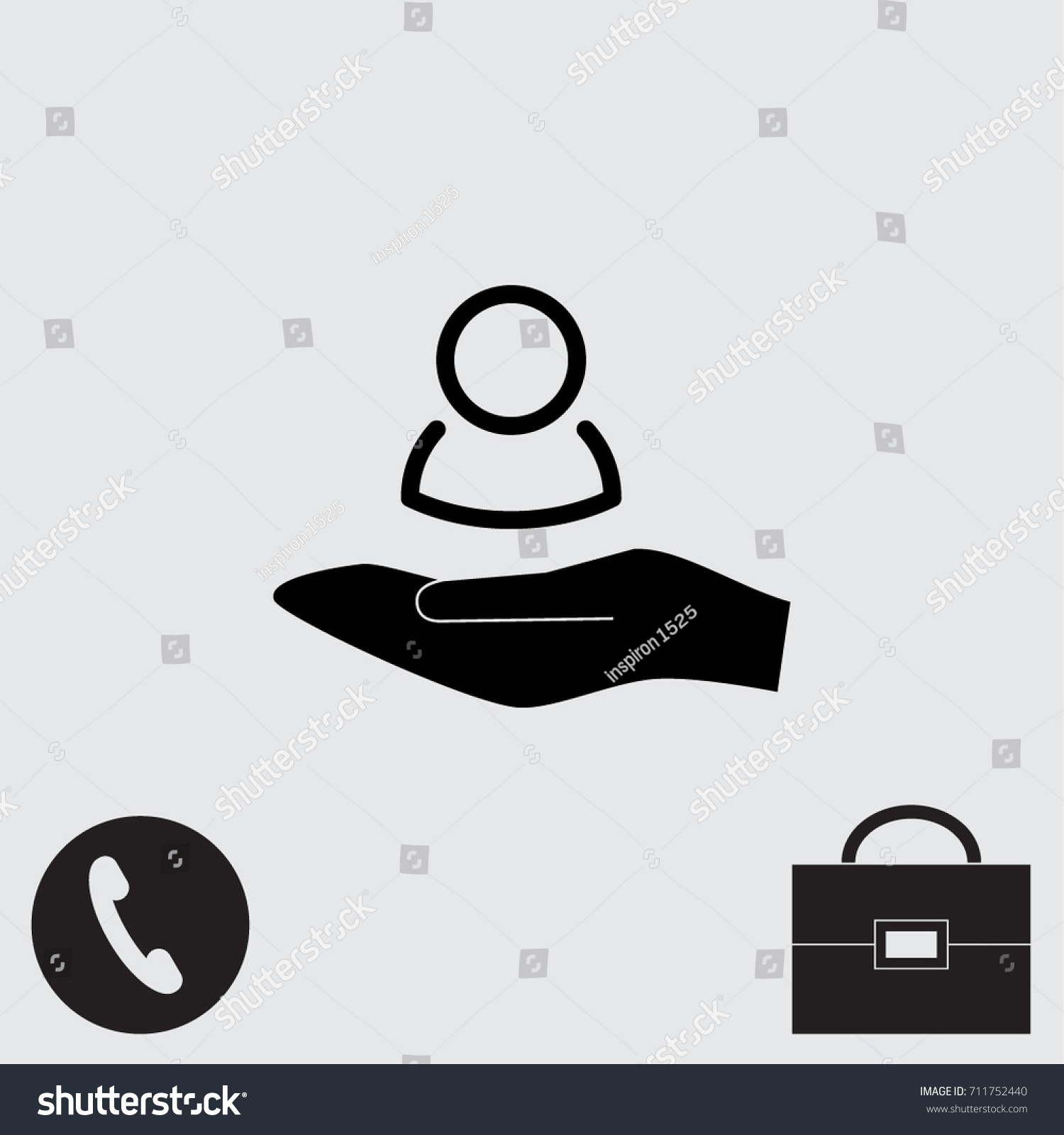 User Icon Man Vector Illustration Stock Vector (Royalty Free) 711752440 ...