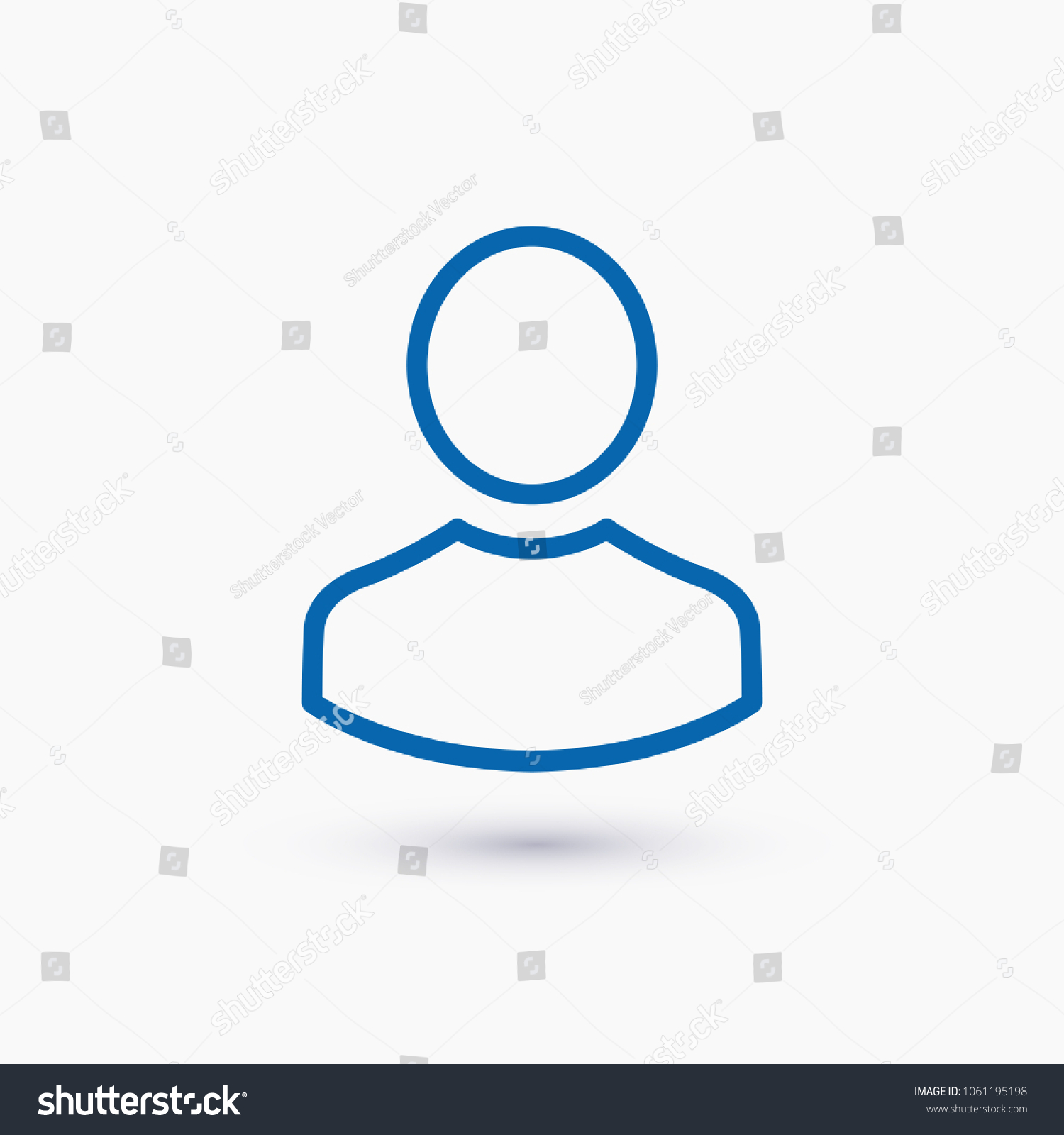 User Icon People Vector Icon Stock Vector (Royalty Free) 1061195198
